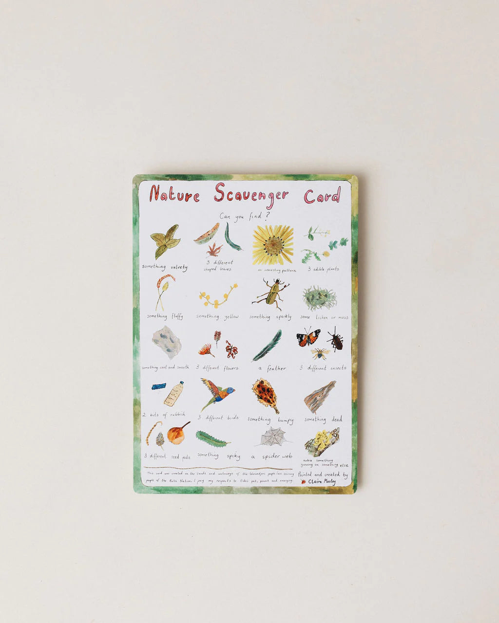 Nature Scavenger Hunt – Paddle & Portage Canoes